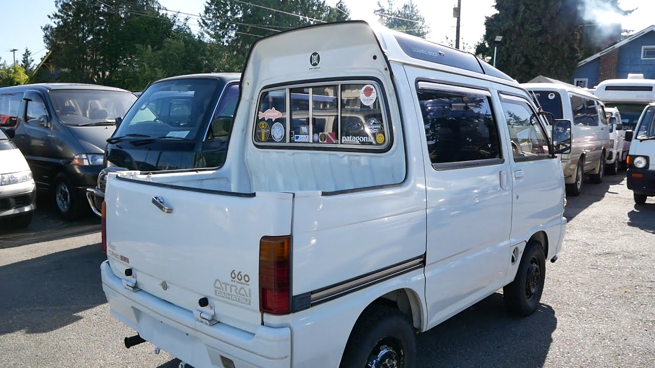1992 Daihatsu Atrai Deck Van 4WD Turbo Cosmic Roof 5spd SOLD USA ...