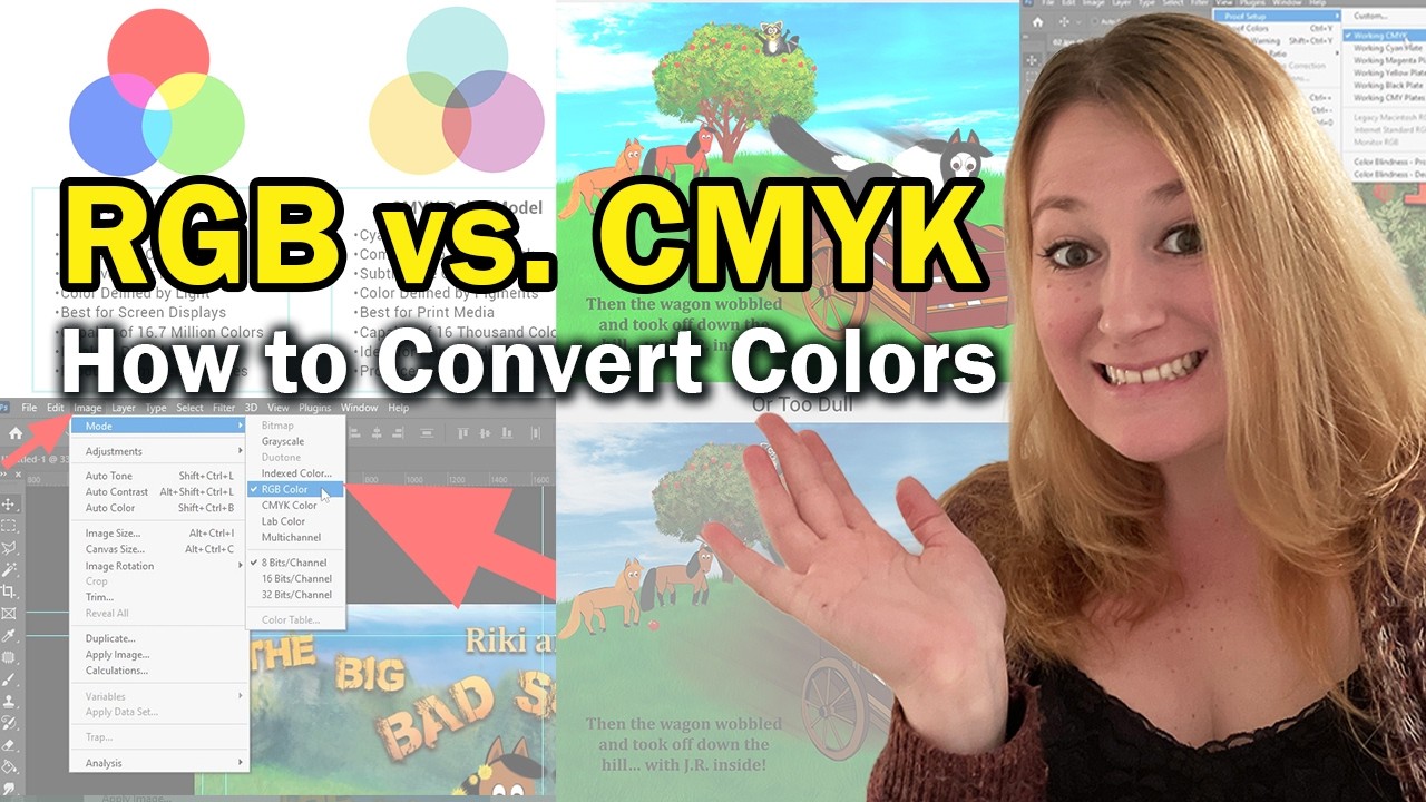 RGB vs. CMYK Explained for New Children's Book Illustrators + Step-by ...