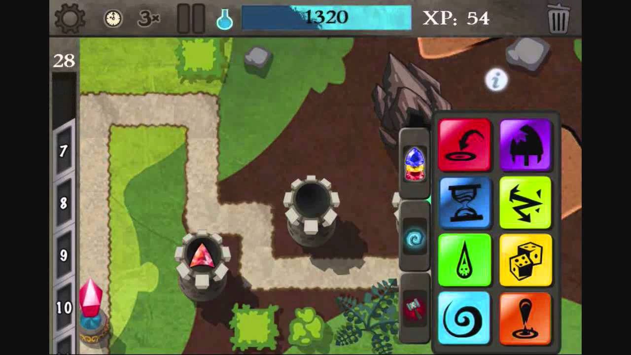 Gemcraft for iPhone and iPod Touch Gameplay - YouTube