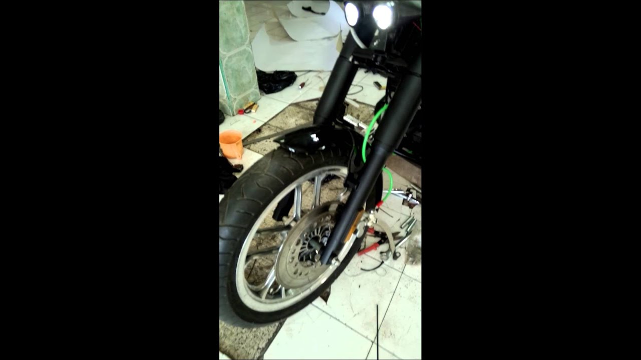 Kaisar ruby 250 full chopper custom - YouTube