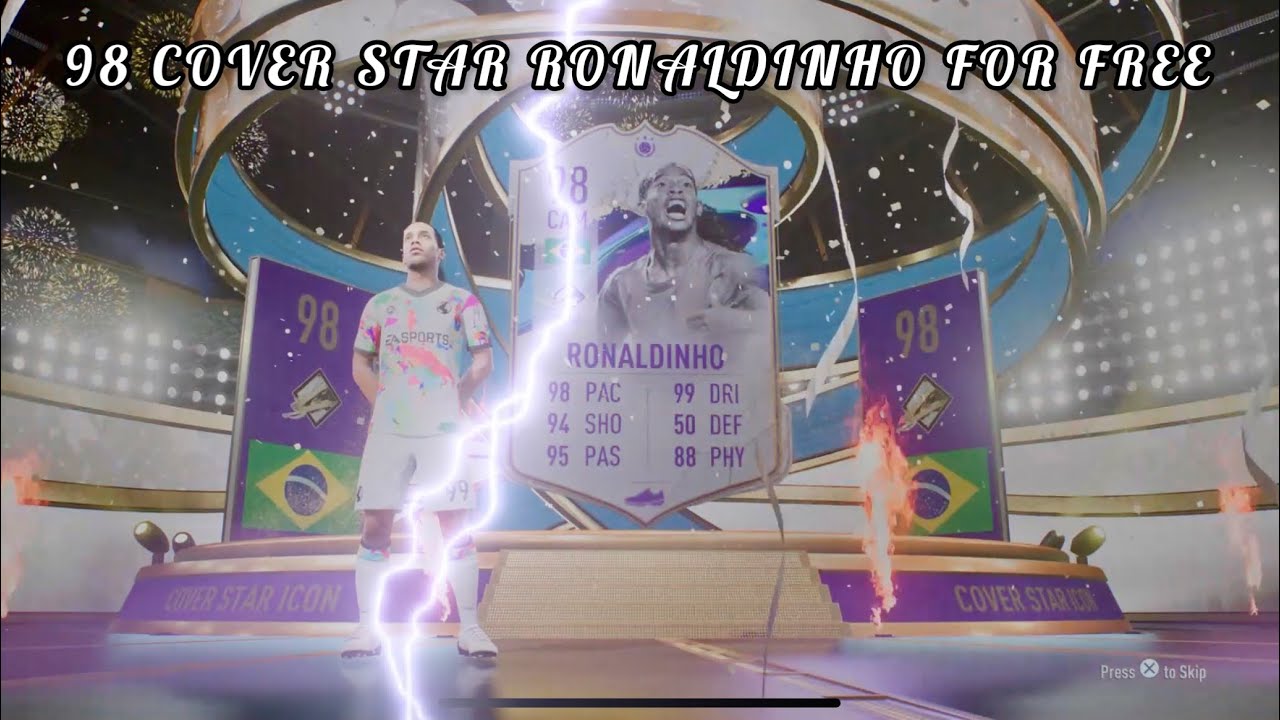 😱 HOW TO COMPLETE 98 COVER RONALDINHO FOR FREE - YouTube