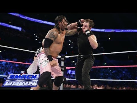 The Usos vs. Dean Ambrose & Seth Rollins : SmackDown, Nov. 1, 2013