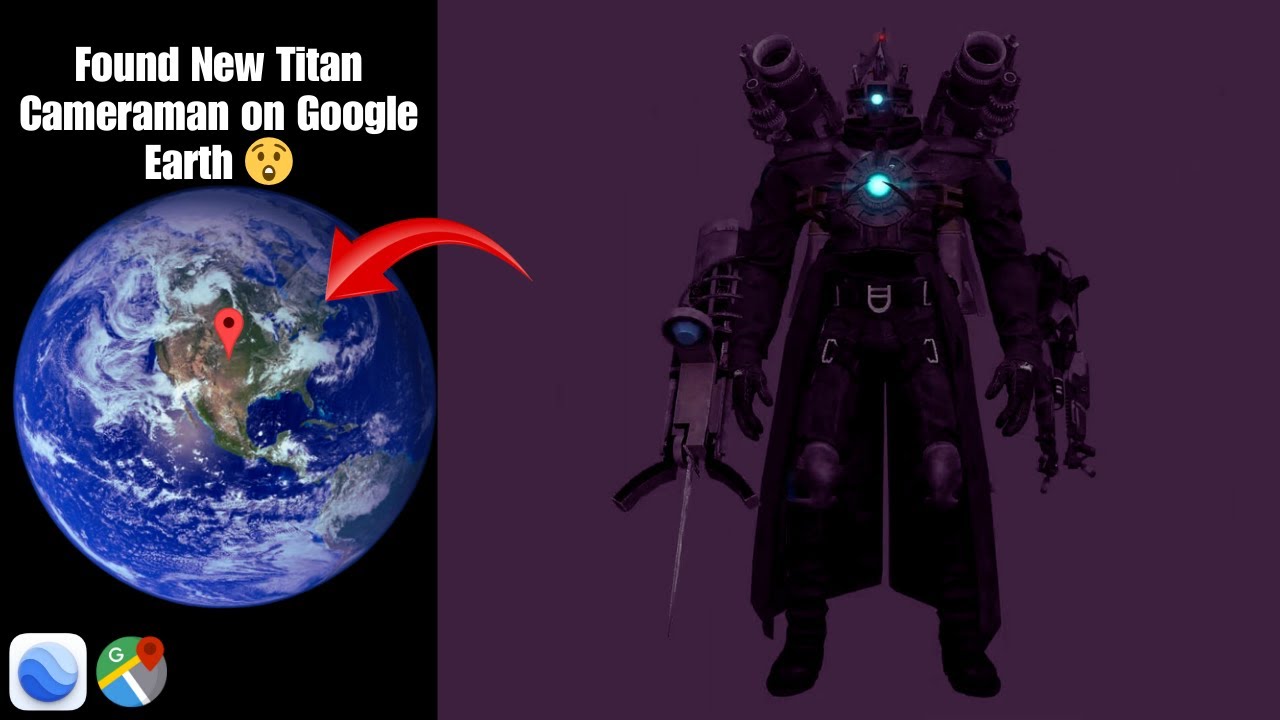 Found New Titan Cameraman on Google Earth! #googleearth #googlemaps ...