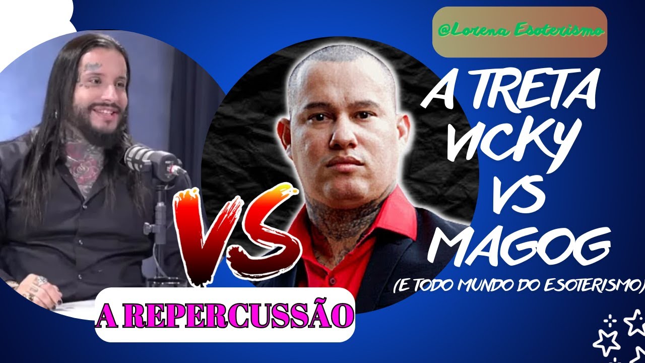 A TRETA ENTRE VICKY E FRATER MAGOG A REPERCUSSÃO #vicky #fratermagog # ...