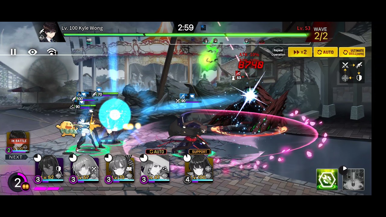 Counter Side Clear EP 4 1-3 hard all medal - YouTube