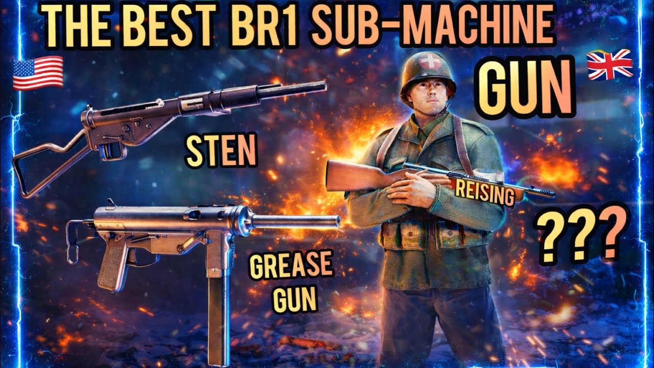 ENLISTED | BEST BR1 SMG (USA/UK) - YouTube