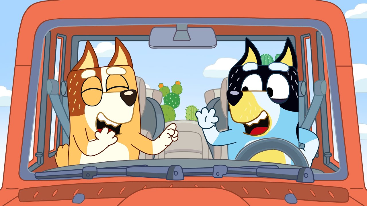 Bluey X Bingo | Fun Car Moments with Bluey and Bingo | Bluey - YouTube