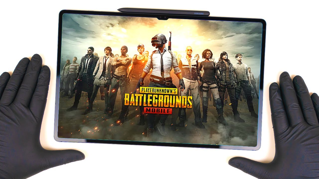 Samsung Galaxy Tab S8 Ultra PUBG Mobile Max Settings Gameplay - YouTube