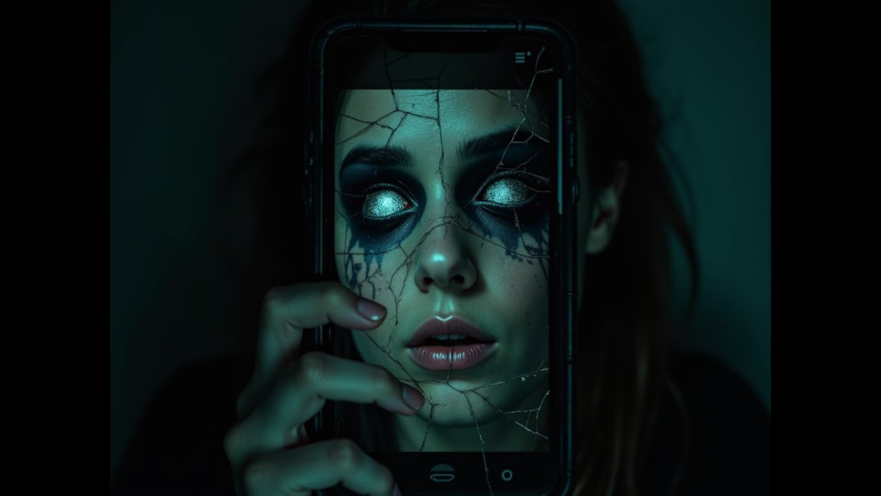 A Haunted Mirror App: Terror in Reflection | BitBlitz Horror - YouTube