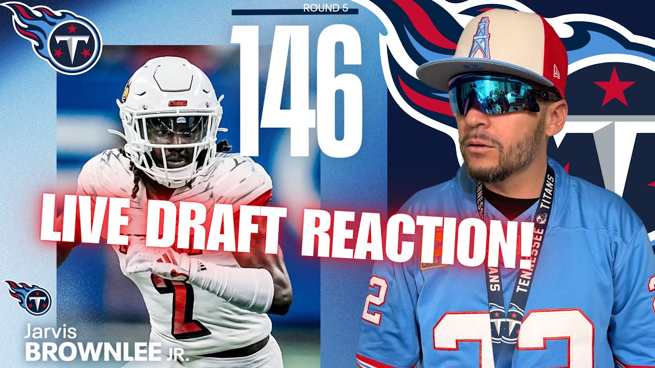 Tennessee Titans Draft JARVIS BROWNLEE JR. 5th Round 2024 NFL Draft ...