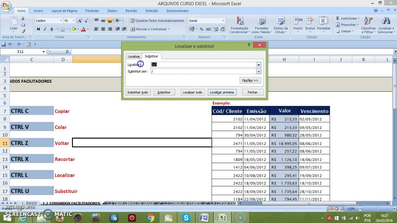 1.1 Excel Básico - Comandos facilitadores - YouTube