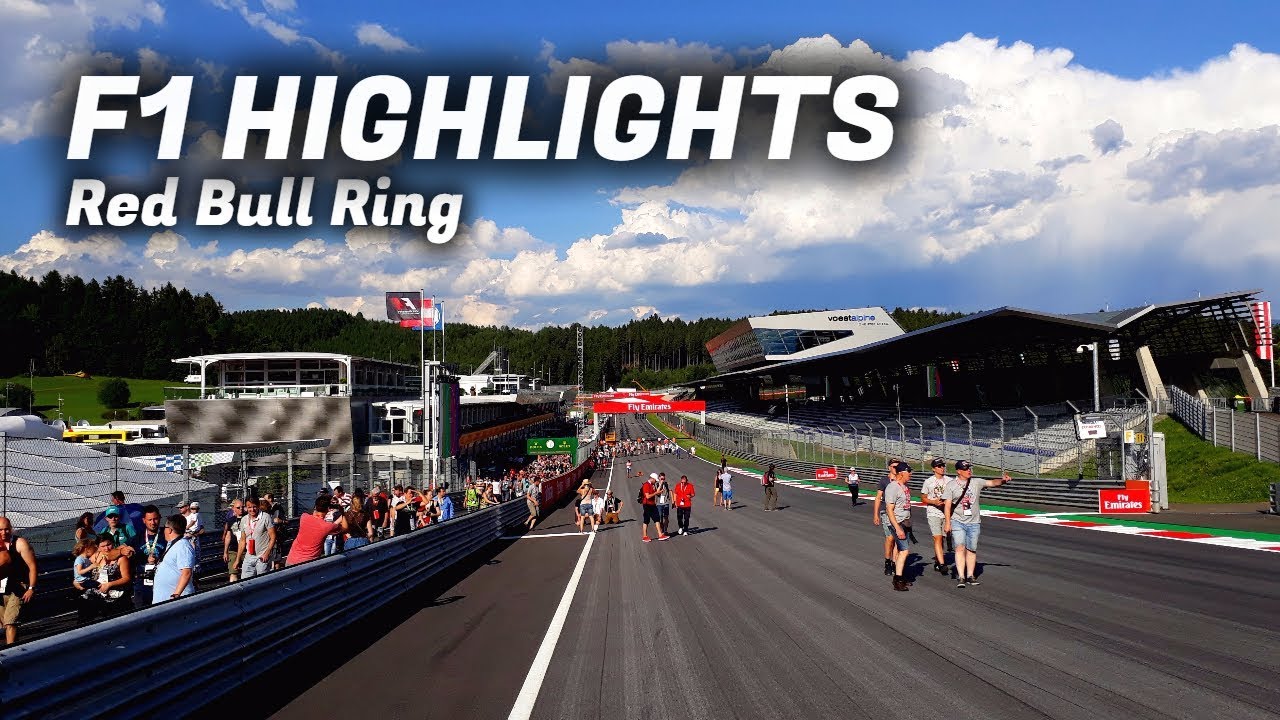 F1 2017 Austrian Grand Prix Weekend Track Action - YouTube