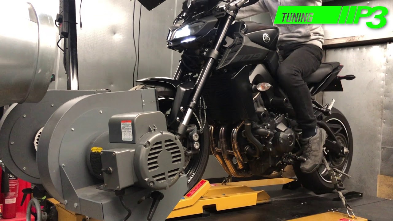 Yamaha MT 09 Full Custom ECU Mapping using Woolich Racing software and ...
