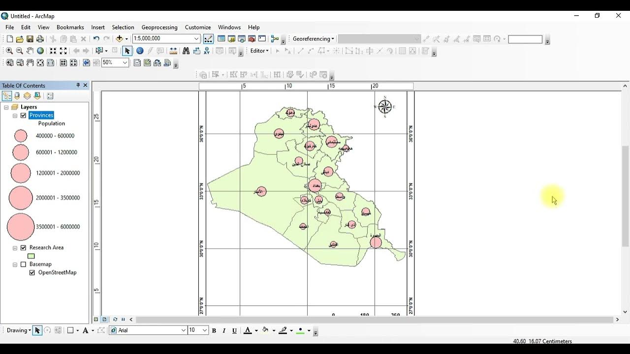 GIS Lesson 4. Population Map Part (2) - YouTube