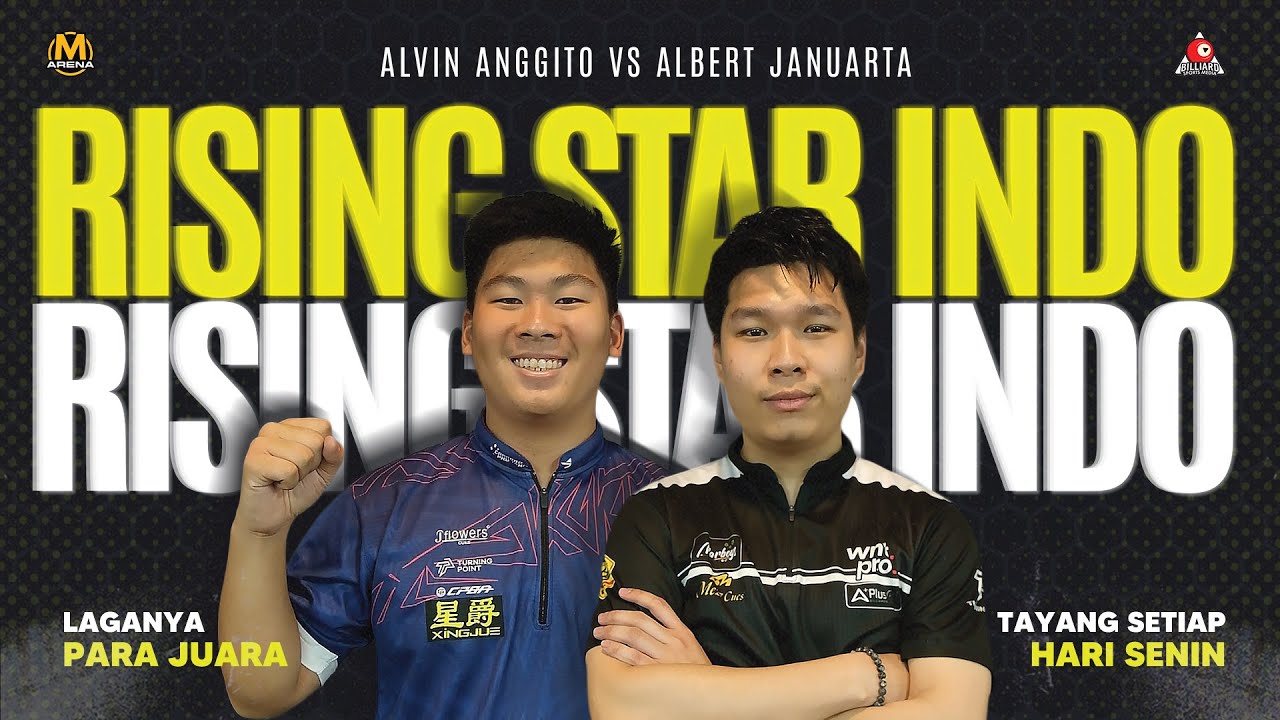 RISING STAR BILIAR INDONESIA !! Alvin Anggito Vs Albert Januarta ...