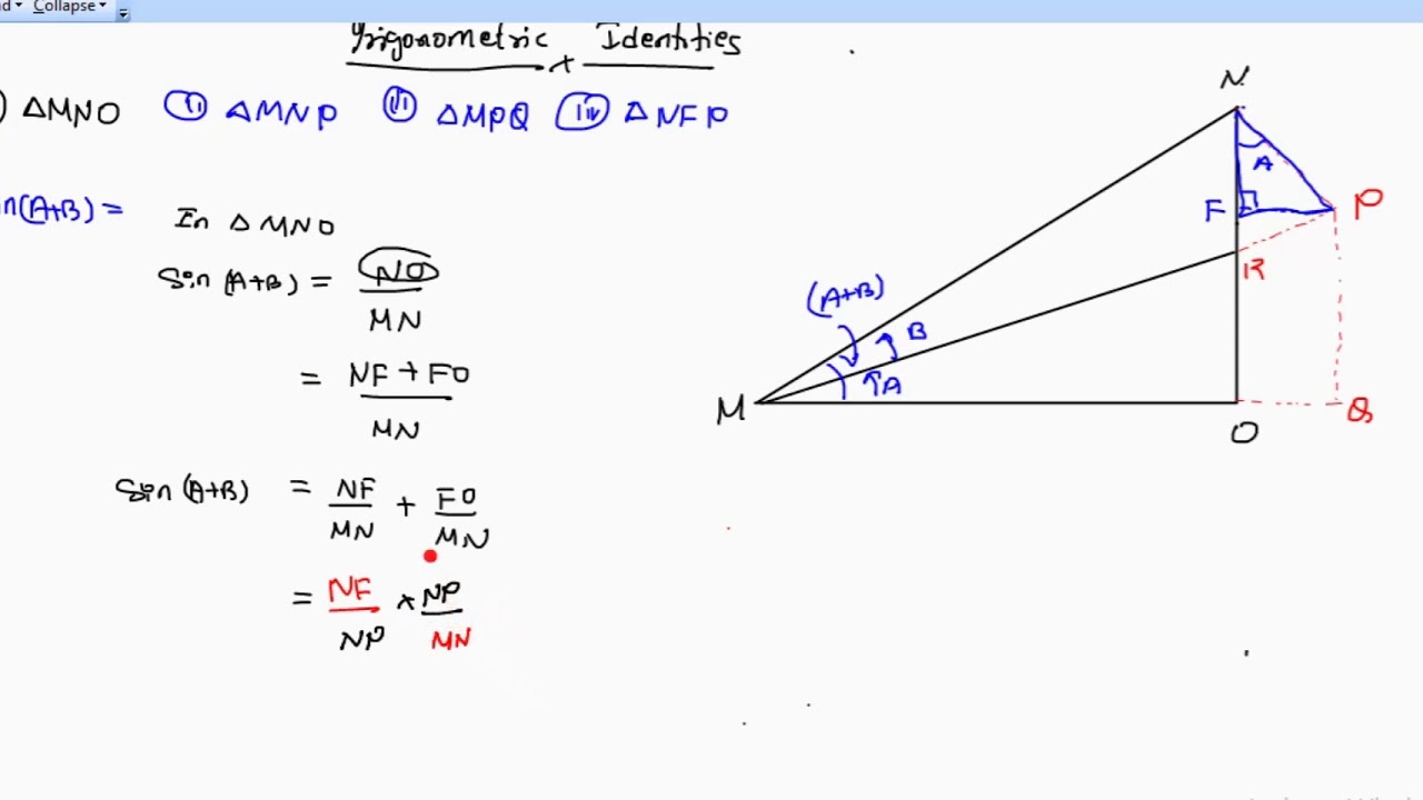Trigonometric Identities | Derivation | Basic concepts of Mathematics ...