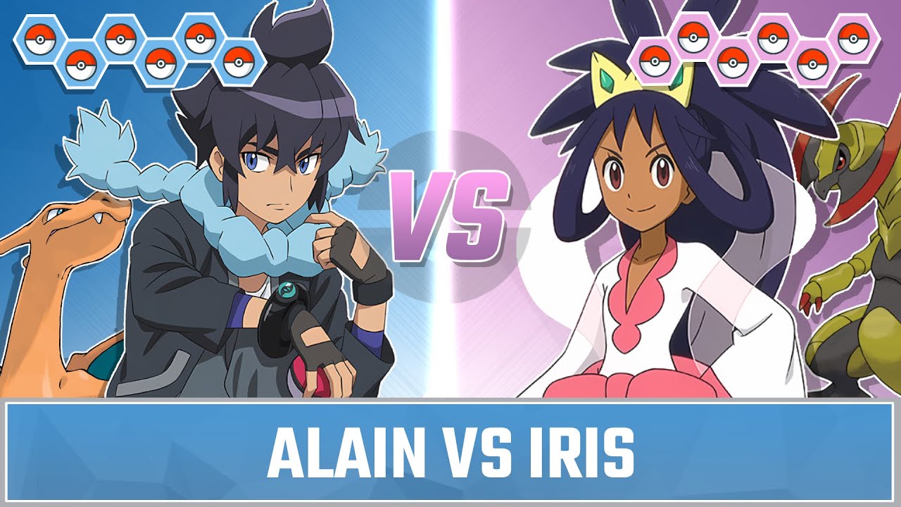 Pokemon Battle: Alain vs Iris - YouTube