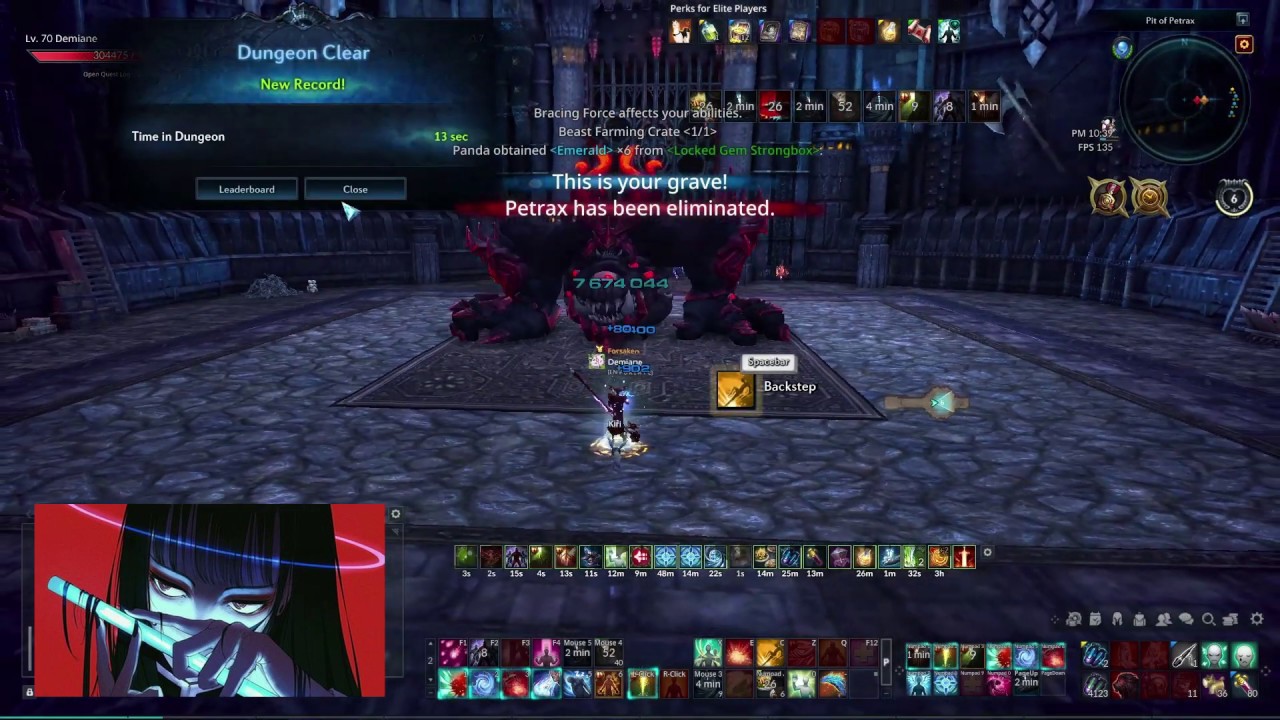 TERA Priest 13 seconds Pit of Petrax First Rank - YouTube