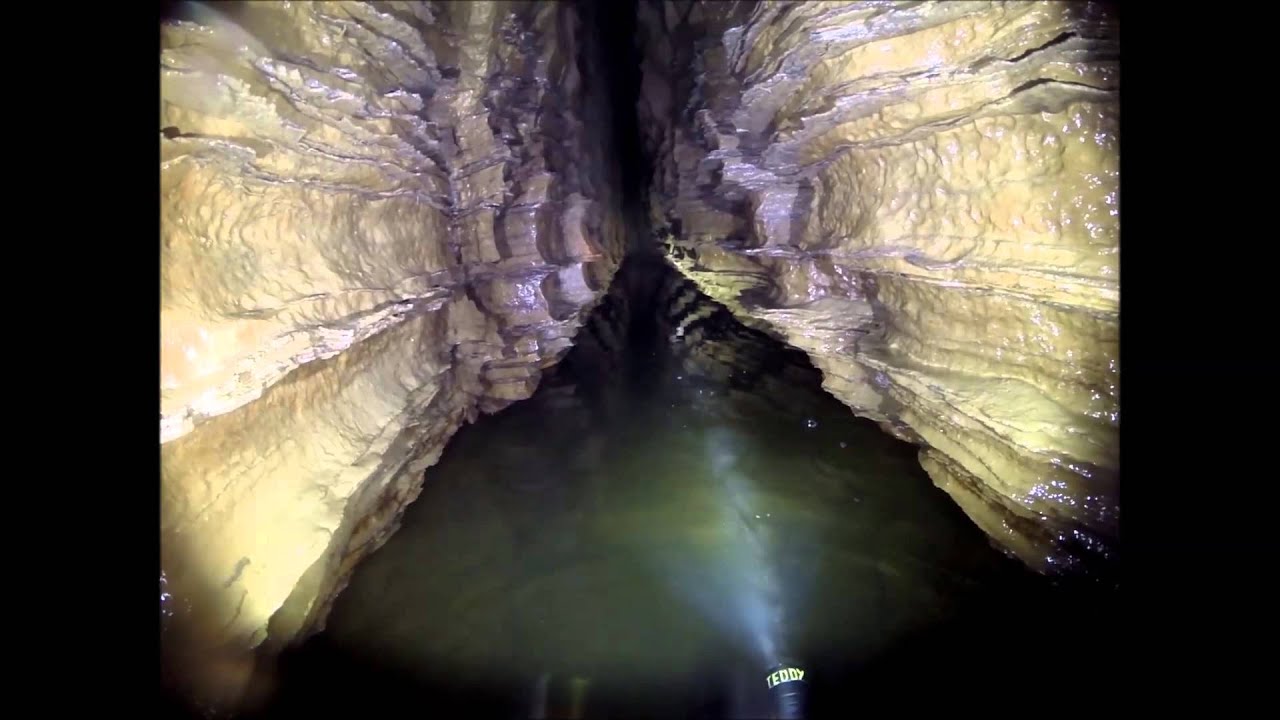 2015 Sellecks Cave Exploration: Sump One - YouTube