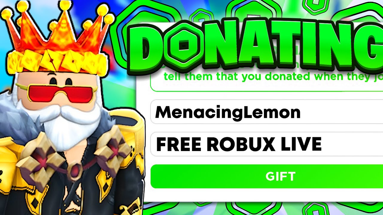 🔴PLS DONATE LIVE🔴 DONATING ROBUX TO VIEWERS!💸 (100K ROBUX) | 💬TTS ON! # ...