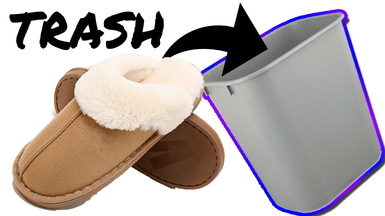 Throwing Away A Pair Of Slippers - YouTube