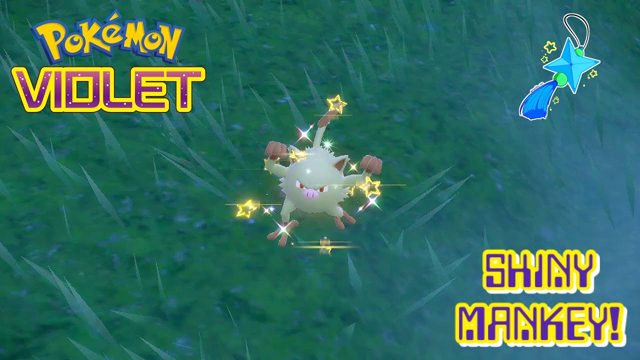 Pokémon Violet: SHINY MANKEY WITH FIGHTING SANDWICH BOOST! - YouTube