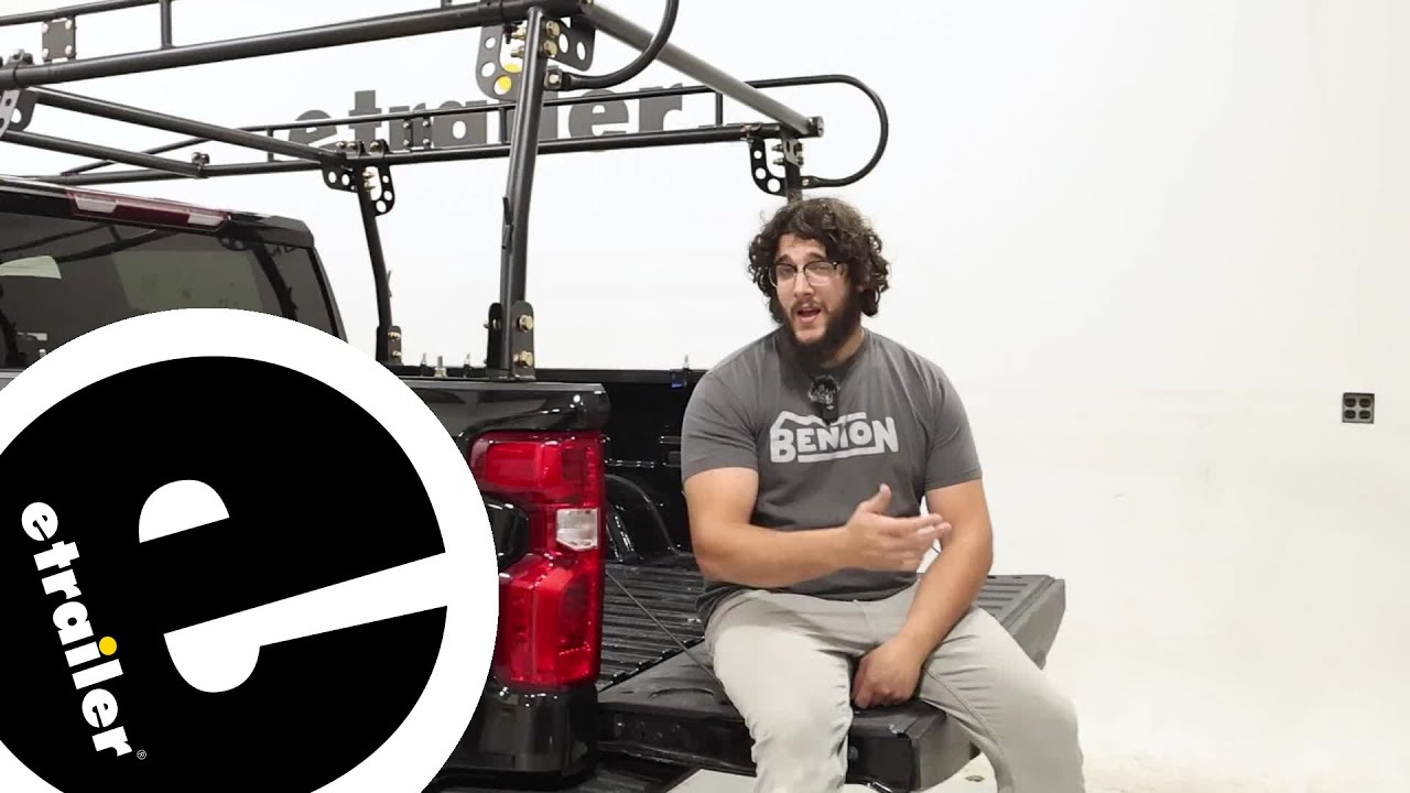 A Closer Look at the etrailer Over-The-Cab Truck Ladder Rack on a 2021 ...