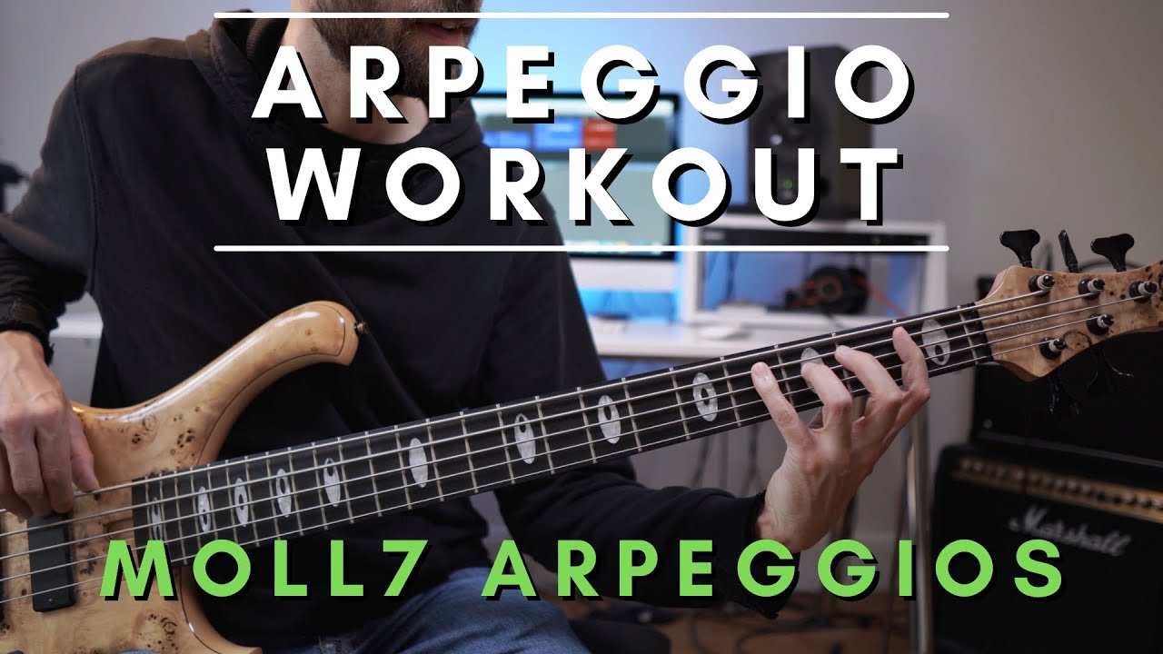 EBass Arpeggio Workout - Moll 7 Arpeggios - YouTube