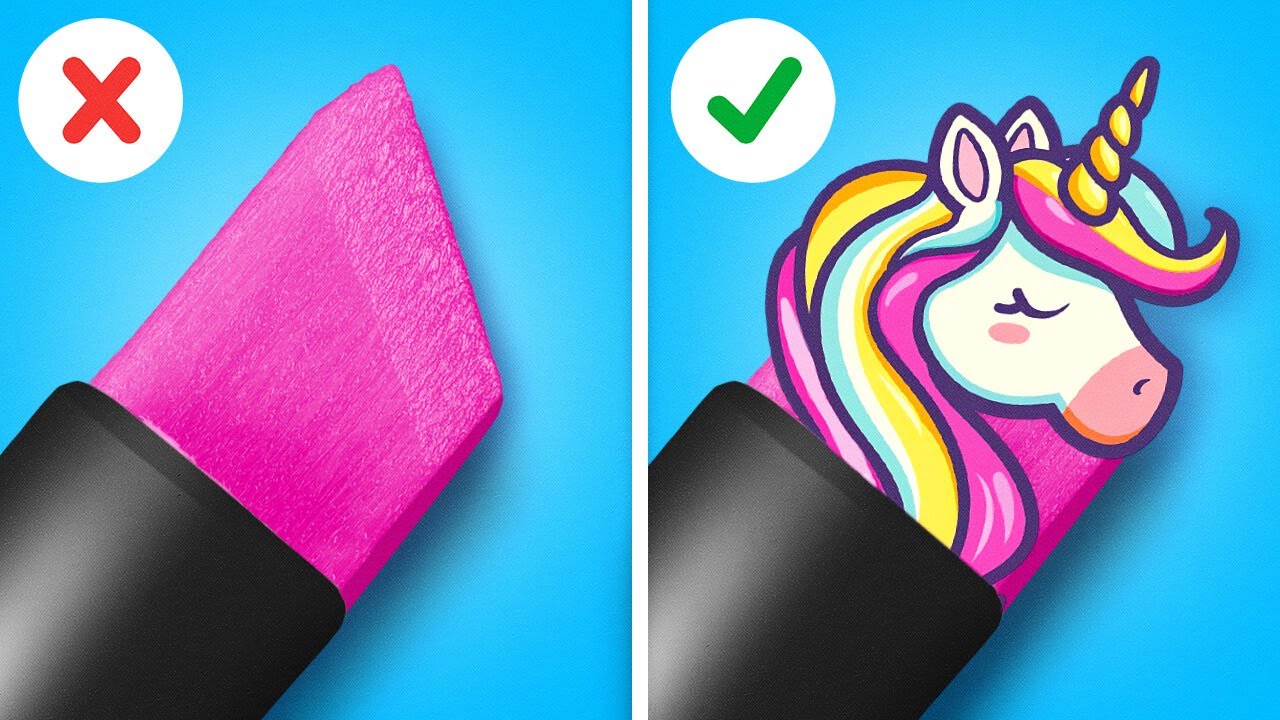 INCREDIBLE DIY SCHOOL HACKS || Simple Crafts And Tips For Back To ...