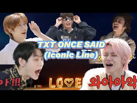 TXT ONCE SAID (Iconic Line) - YouTube