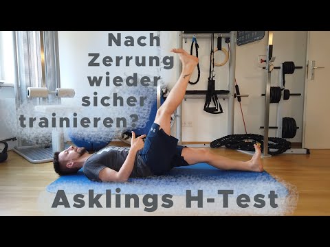 Wann kannst Du nach einer Oberschenkel-Zerrung wieder trainieren? | Asklings H-Test