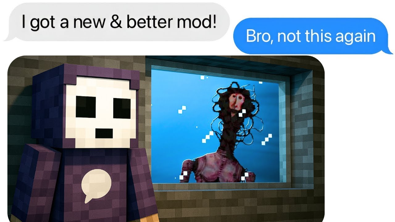 Minecraft's Newest Horror Mod is Always Stalking... | The Locust - YouTube