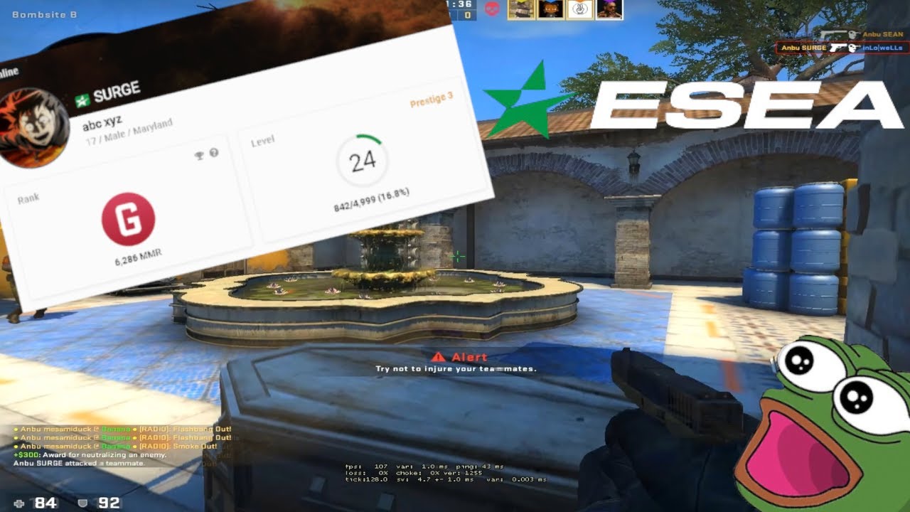 How I got ESEA Rank G in one day... - YouTube