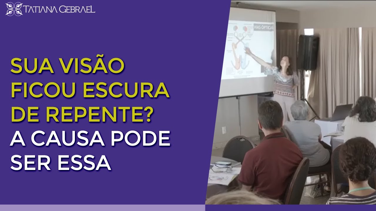 SUA VISÃO FICOU ESCURA DE REPENTE? A CAUSA PODE SER ESSA - YouTube