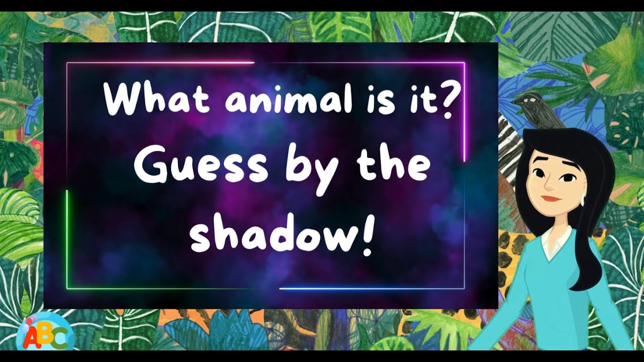 What animal is it? - Guess by the shadow -Kids vocabulary game - YouTube