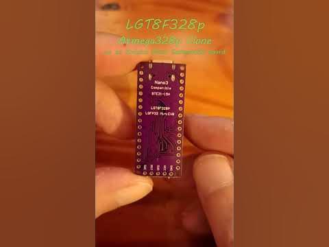 32Mhz Arduino Nano V3 with LGT8F328p (Atmega328 clone) and USB-C - YouTube