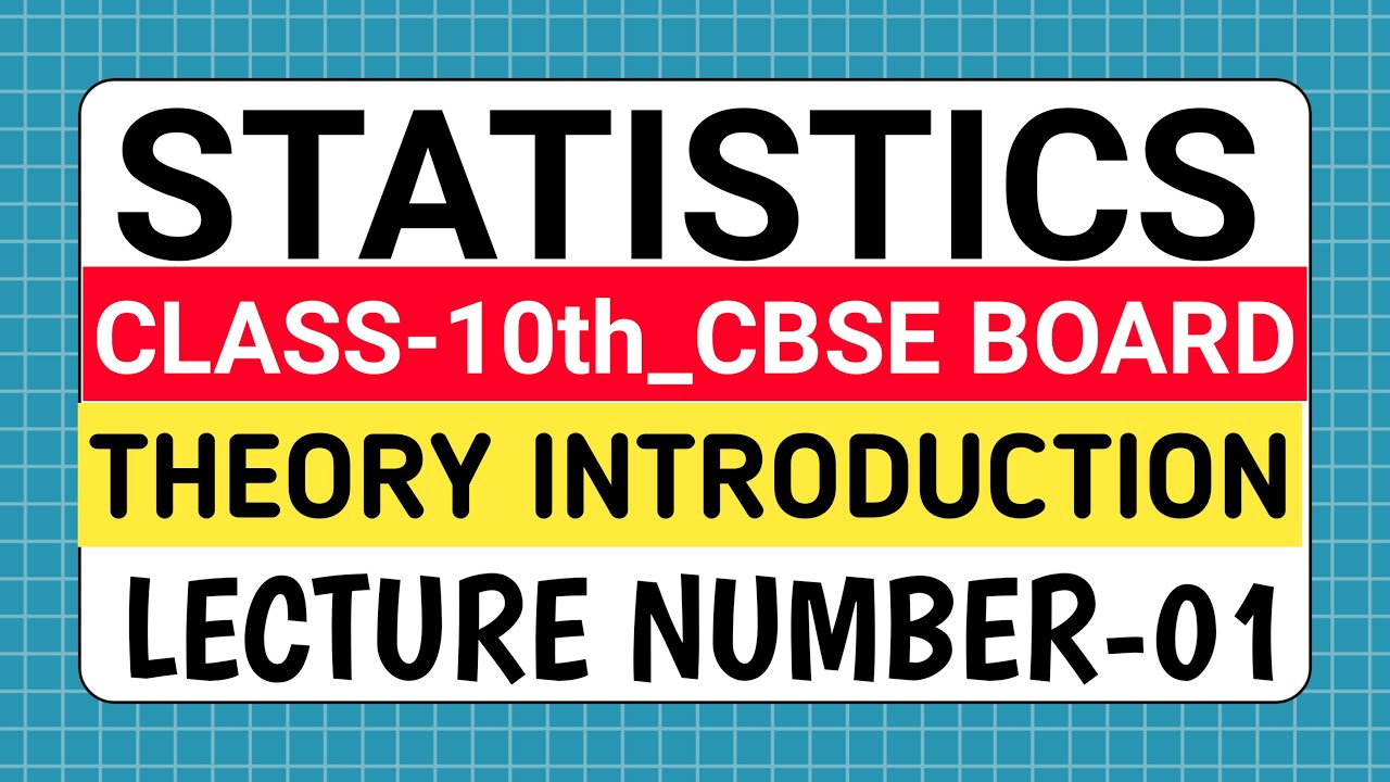 Statistics class 10 ! Class 10 statistics ! Class 10th statistics ...