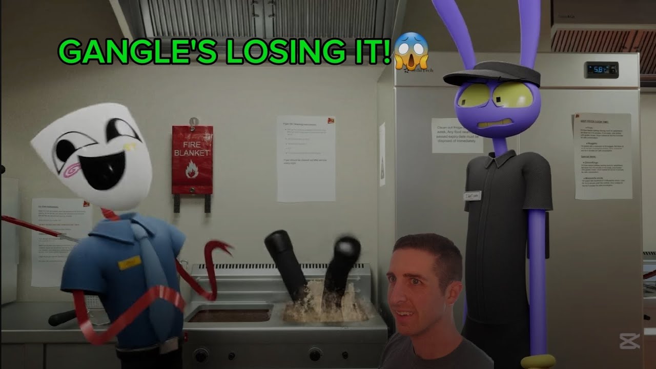 Gangle's in charge! 😀😅😱The Amazing Digital Circus episode 4 reaction ...