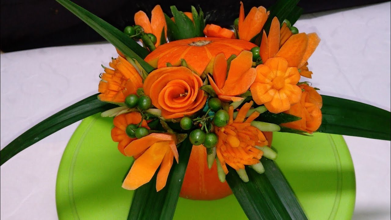 Buket Bunga dari Sayuran - YouTube