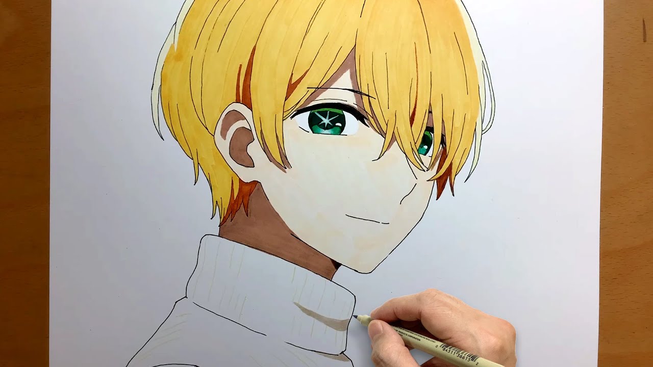 How to Draw Aqua Hoshino from Oshi no Ko Wiki | step by step | Easy to ...