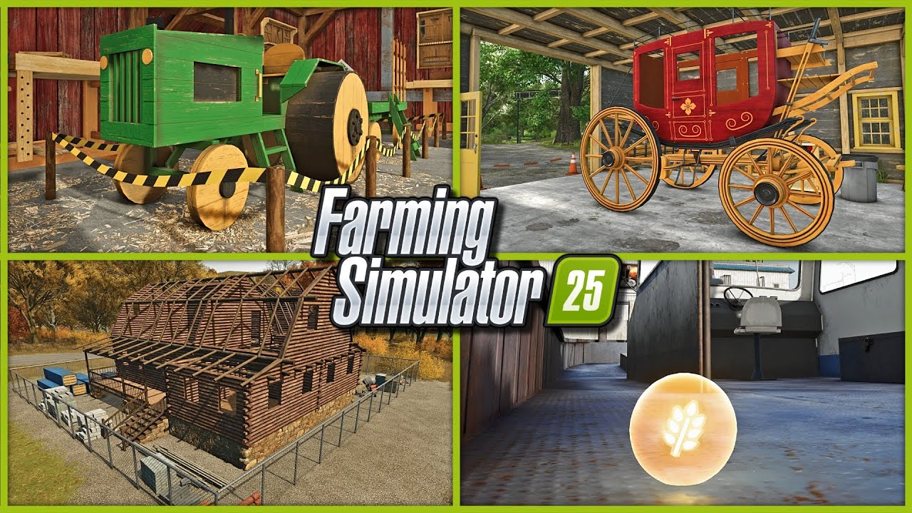 FS25 Constructions, Buildable Homes, & Town Projects! | Farming Simulator 25 - YouTube