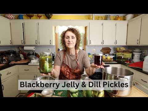 Picking the Last of the Blackberries & The Best Dill Pickles Ever (I Hope!)