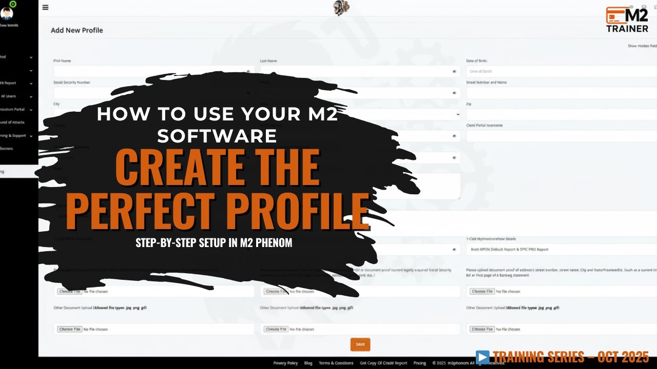 How to Create the Perfect Profile in M2 Phenom | Step-by-Step Metro 2 ...