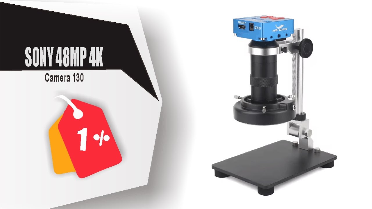SONY 48MP 4K 1080P HDMI USB Digital Video Monocular Microscope Camera ...