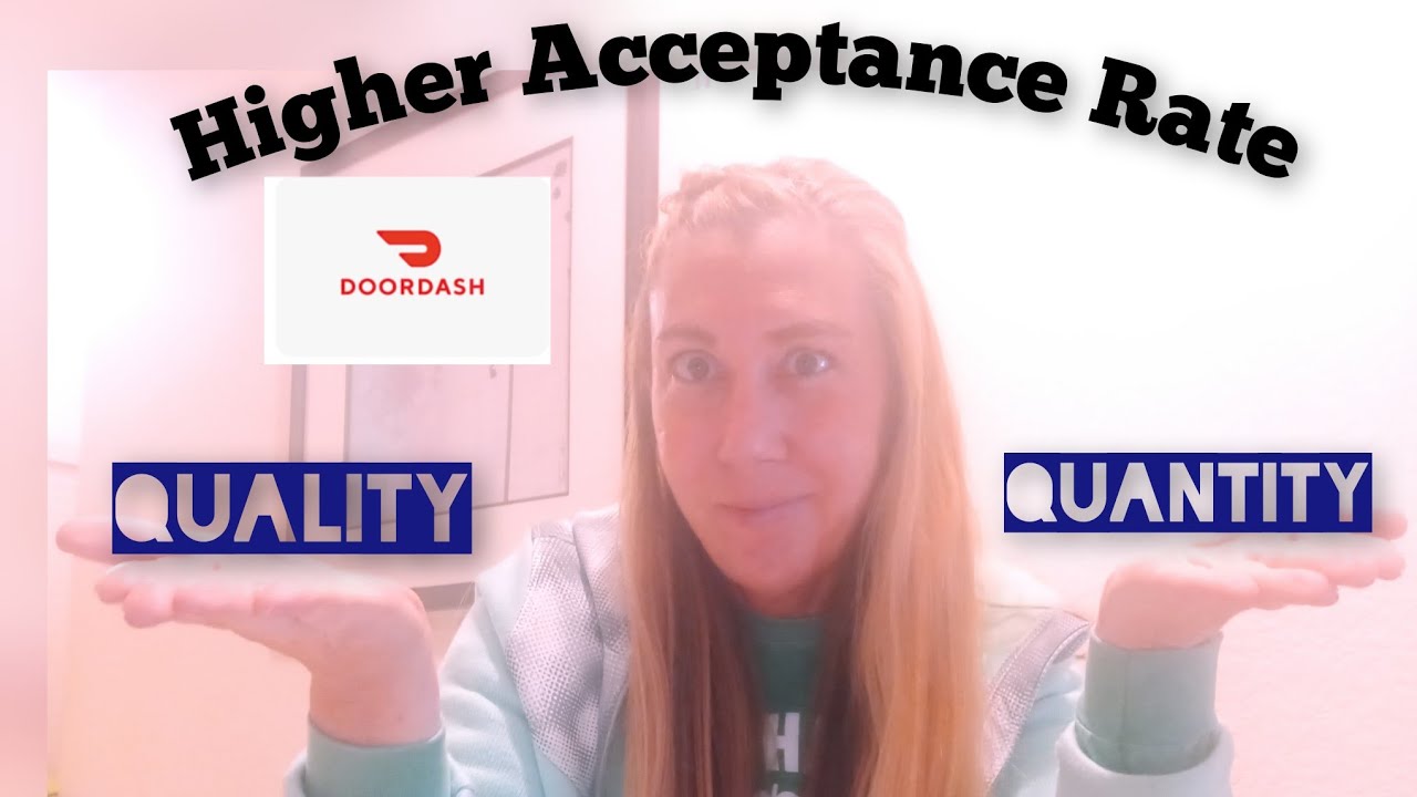 DoorDash - Will an 80% Acceptance increase the overall Quality & Quantity of Offers? - YouTube