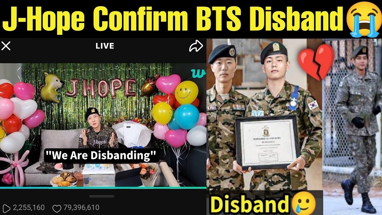 J-Hope Confirm BTS Disband 😭 BTS Disband Soon 😫 BTS Jhope Revealed BTS ...