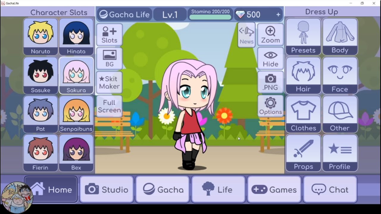 How to design Sakura in Gacha Life - YouTube
