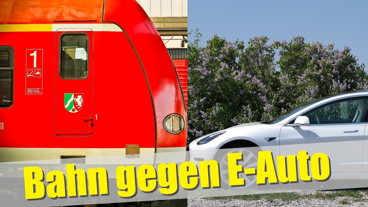 E-Auto oder Bahn? Wer ist umweltfreundlicher? - YouTube