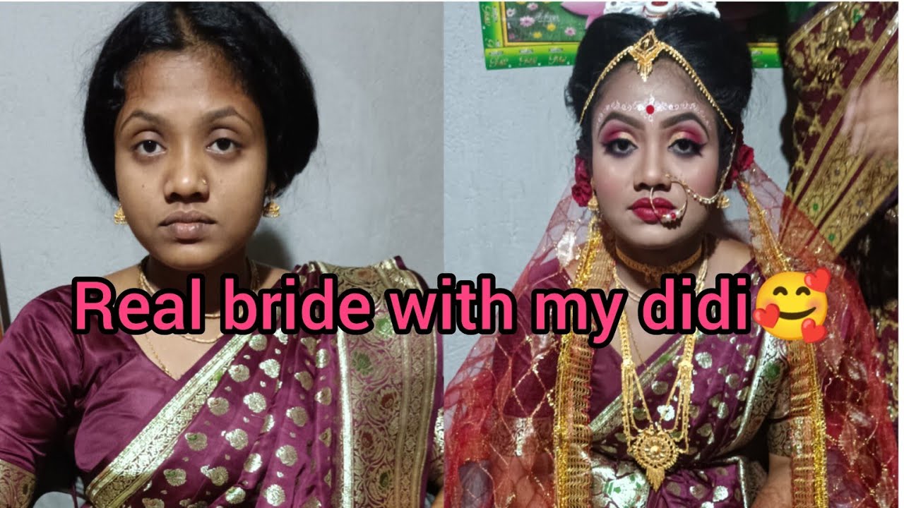 Didi biye special vlog😌|| নিজে makeover korlm😍 || 5yer ভালোবাসা পূনতা ...