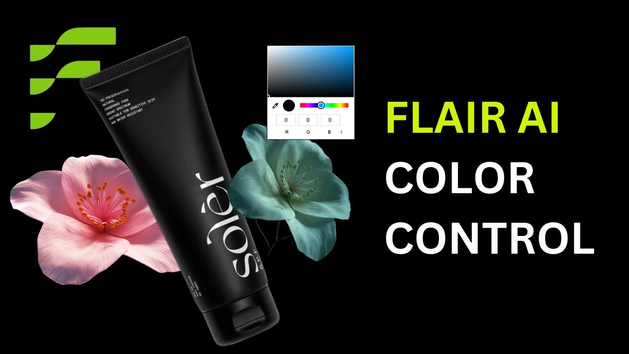 Flair AI - Color Control Feature (AI Product Photography) - YouTube